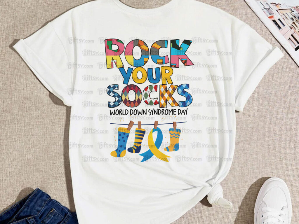 Rock Your Socks World Down Syndrome Day PNG Sublimation - GiftSVG